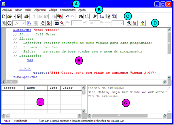 O Caicoense: VisuAlg – Algoritmos